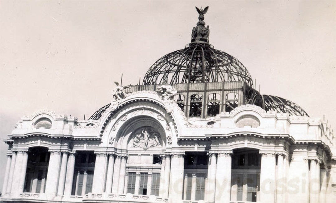 Vintage Photo 1925 Mexico City Palace of Fine Arts Palacio De Bellas ...