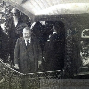 Vintage Photo Original Albumen Teddy Roosevelt Train Tour Calif John ...