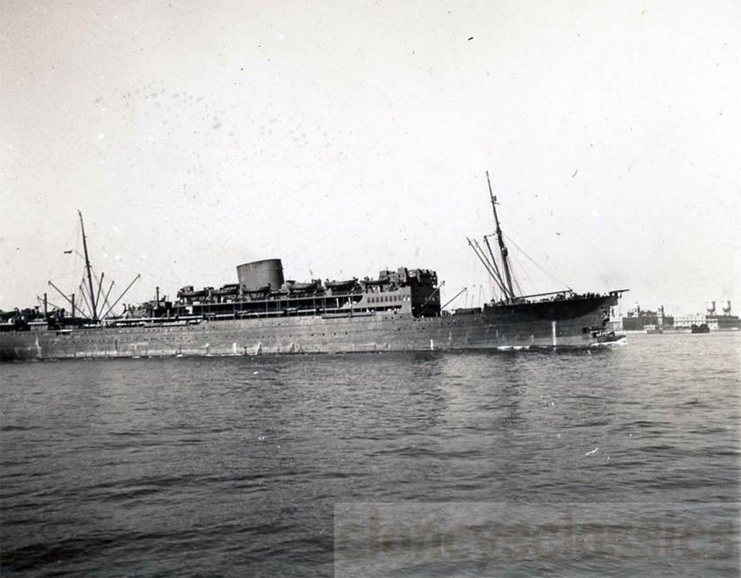 Vintage Photo 1941 Earliest and Maybe First Gunner Ship WW2 ~2 Photo ...