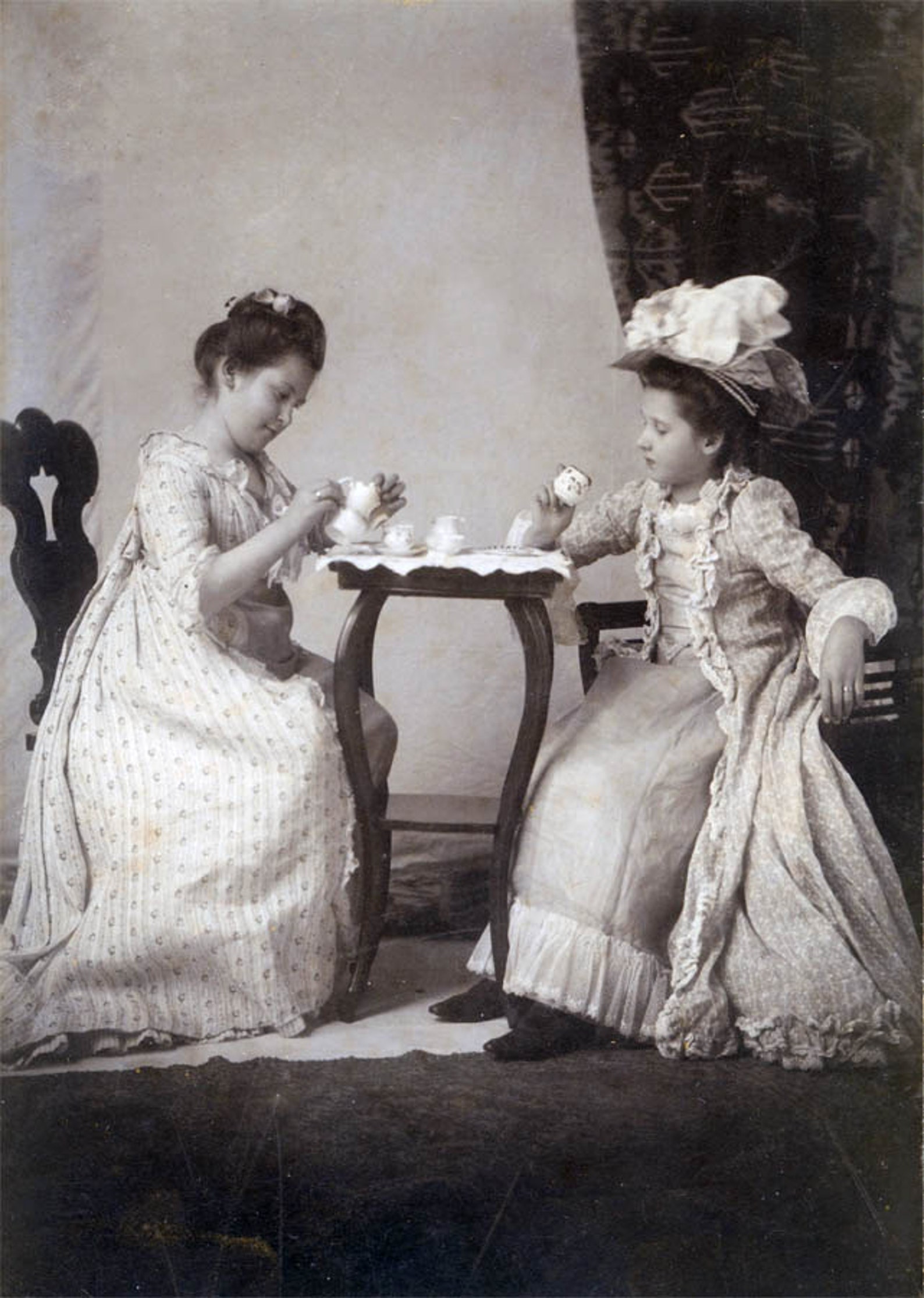 1910 Little Girl's Tea Party Fine Art Photography Print - Etsy