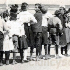 Vintage Photo 1914 School Children Line up After Recess on Playground ...
