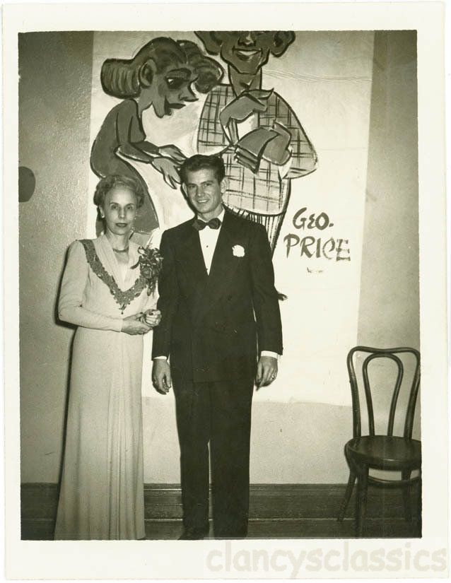 Vintage Photo 1945 Cartoonist George Price Posed W Woman - Etsy