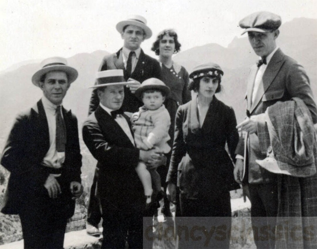 Vintage Photo 1922 the Gang Again Mob Family Los Angeles Mountains 25Q ...