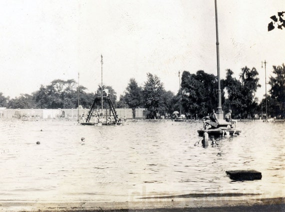 Vintage photo 1932 St Louis Missouri Fairground Park Pool 2 | Etsy