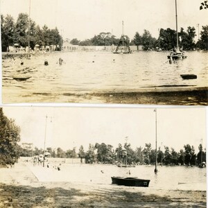 Vintage Photo 1932 St Louis Missouri Fairground Park Pool 2 Photo Lot ...