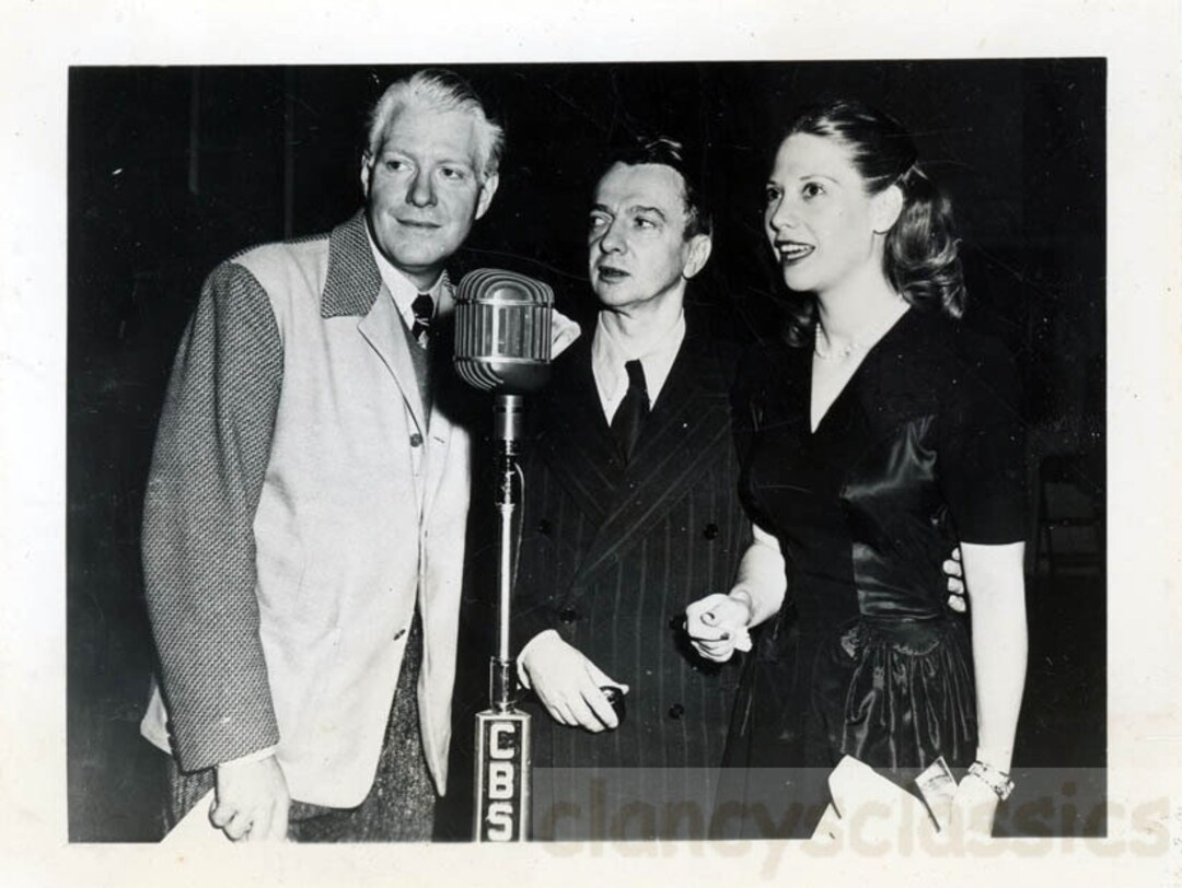 Vintage Photo 1939 Actor Singer Nelson Eddy CBS Radio Dinah Shore ...