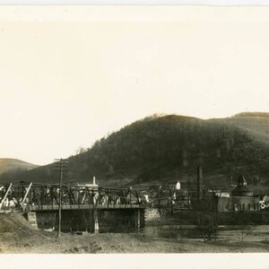 Vintage Photo 1920 Train Trestle Bridge Across Alleghany River PA - Etsy