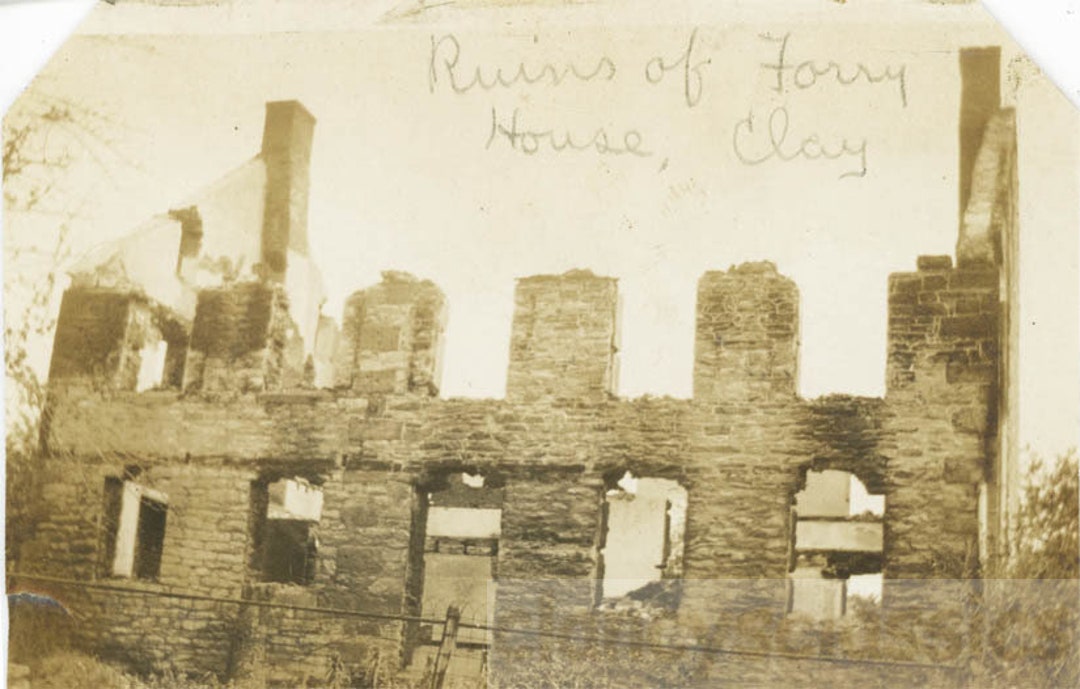 Vintage Photo 1911 RARE Historic Ruins of Forry House York - Etsy