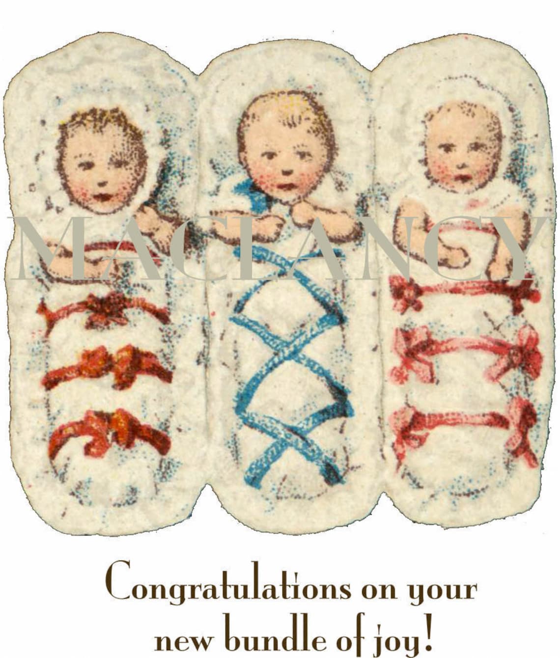 New Baby Bundle of Joy Greeting Card - Etsy