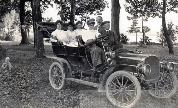 Vintage Photo 1906 Family 1903 1912 Corbin Motor Vehicle Co | Etsy