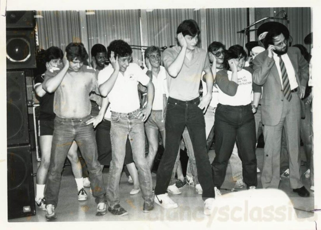 Vintage Photo 1980s Theater and Dance Routine on Stage High School ...