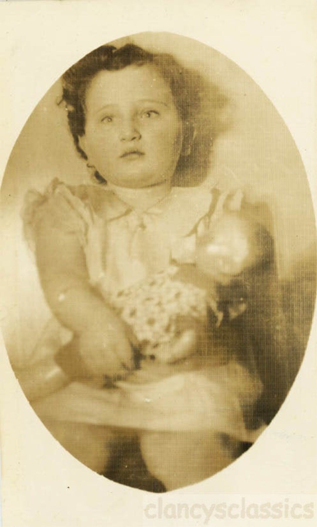 Vintage Photo 1930 Little Girl Rita Holds Her Baby Doll 22 B - Etsy