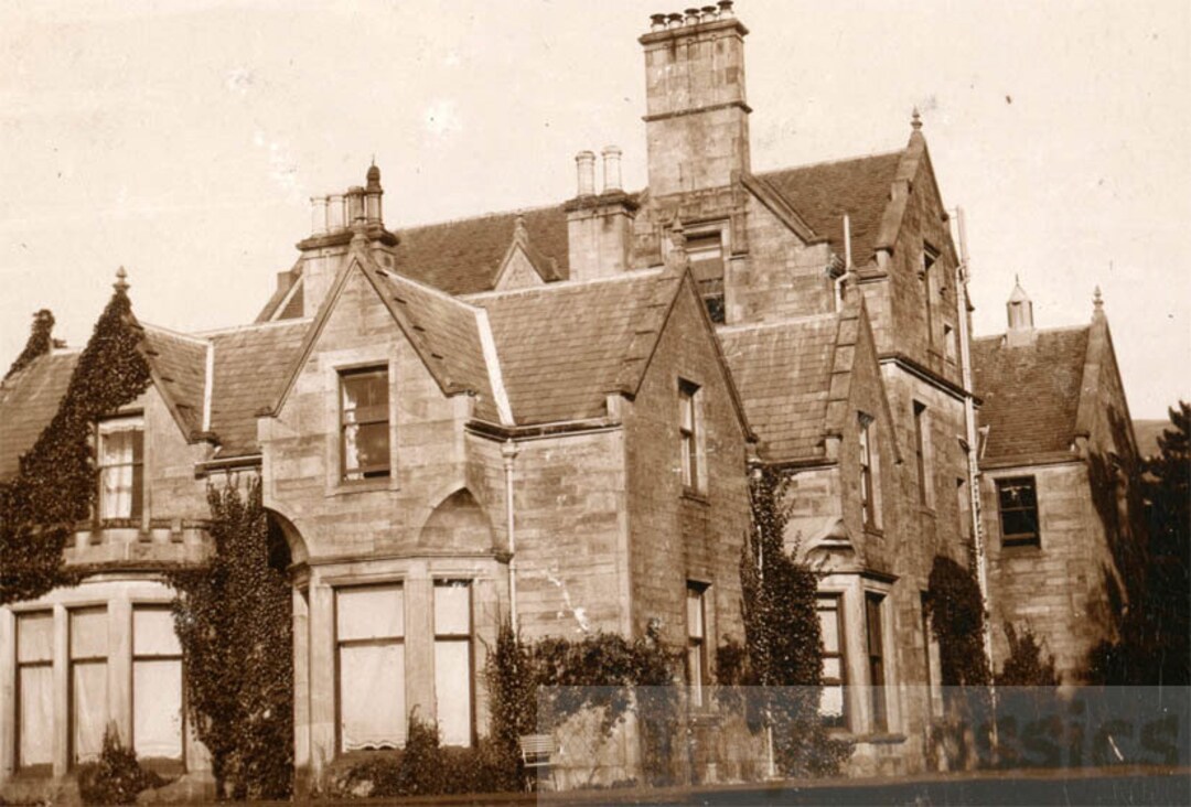 Vintage Photo 1906 Fairlieburne House Scotland RARE Family Historic ...