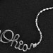 Script Ohio Necklace, Anklet or Bracelet~silver, Gold or Rose Gold Wire ...