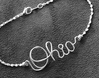 Ohio State Necklace - Etsy