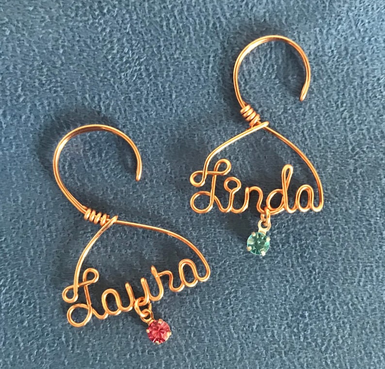 Custom Wine Glass Charm in Rose Goldpersonalizedany - Etsy