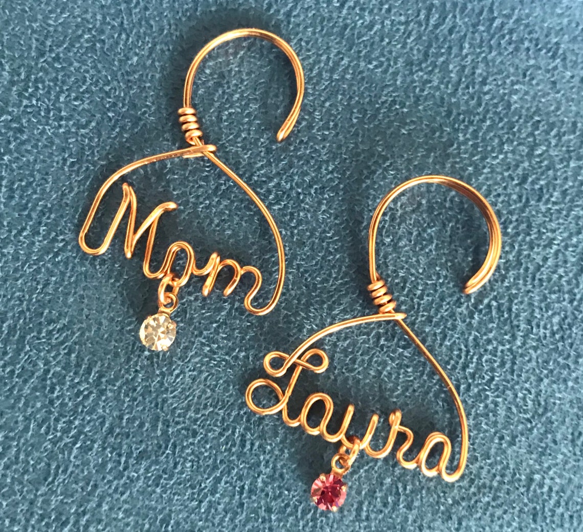 Custom Wine Glass Charm in Rose Goldpersonalizedany - Etsy