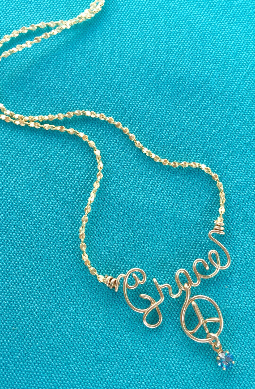 Personalized Silver Gold Or Rose Gold Name Necklace Or Etsy