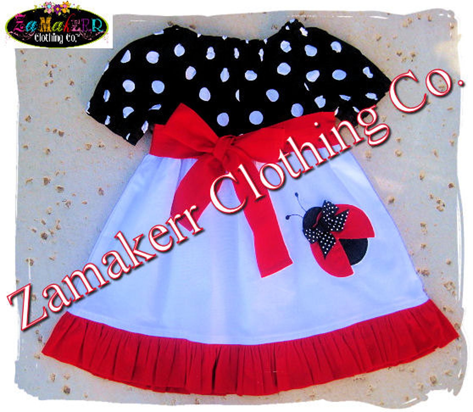 Girl Birthday Ladybug Dress / Ladybug Outfit Birthday / - Etsy