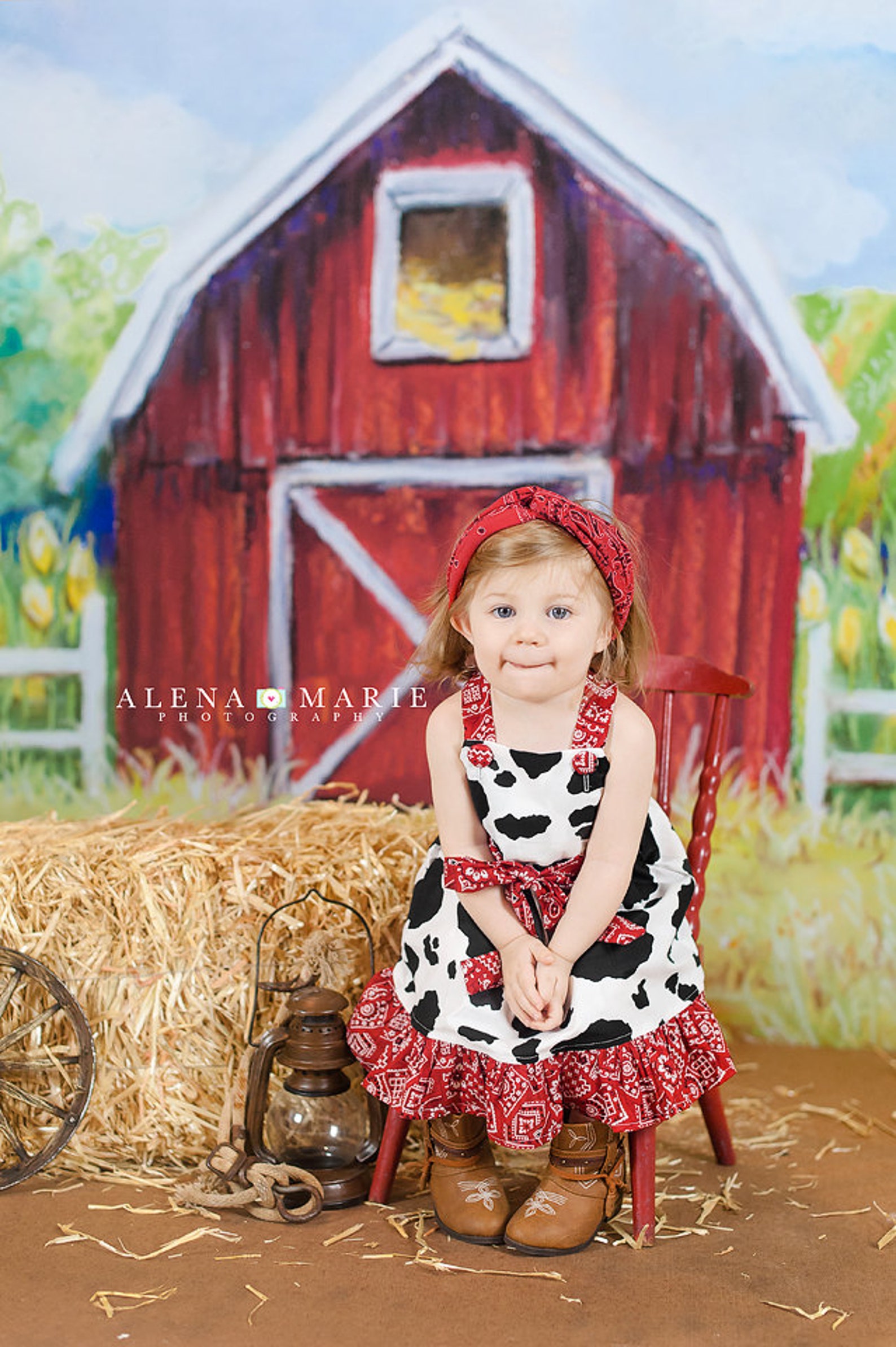 Farm Theme Birthday Dress Outfit / Barnyard Theme Birthday | Etsy