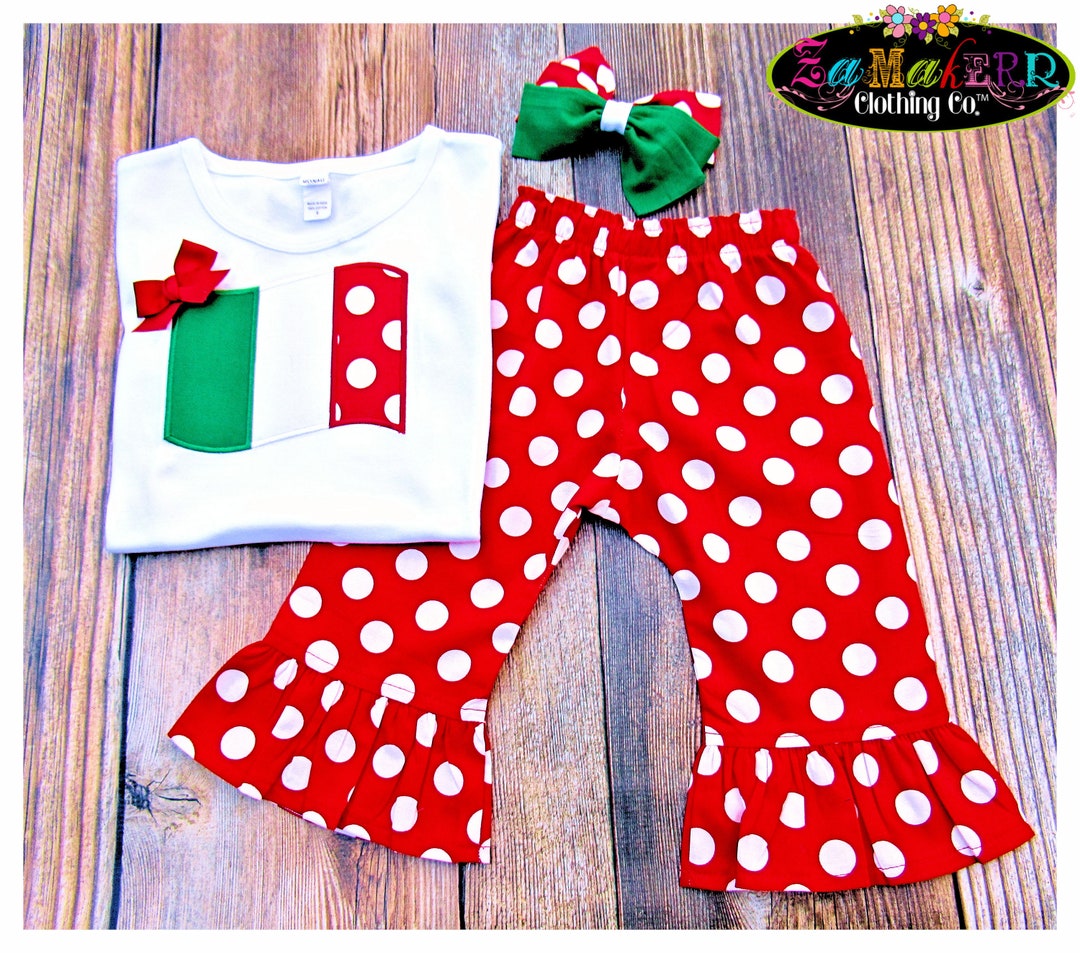 Girl Italian Flag Outfit / Italian Festival Outfit / Italian Holiday ...
