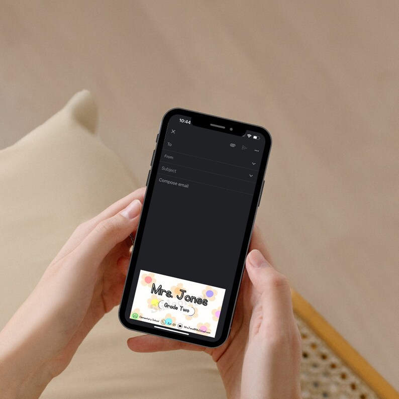 Email Signature Template for Teachers | Y2k | Email Signature Bundle ...