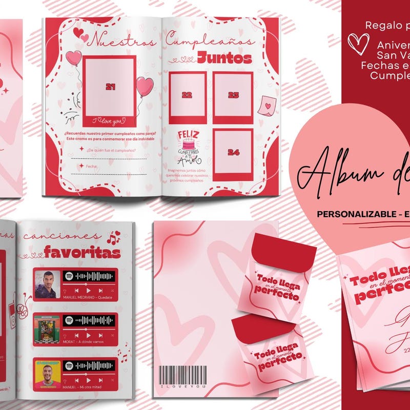 Valentines Sticker Album - Etsy