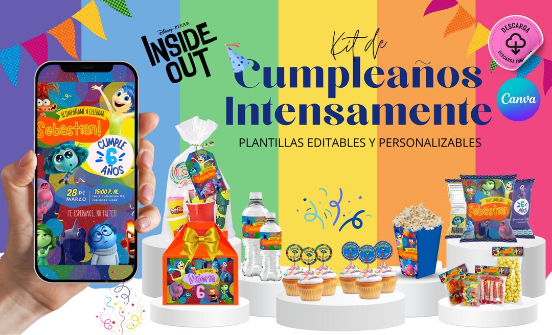 Intensely Birthday Kit, Printable Party Kit, Birthday Decorations ...