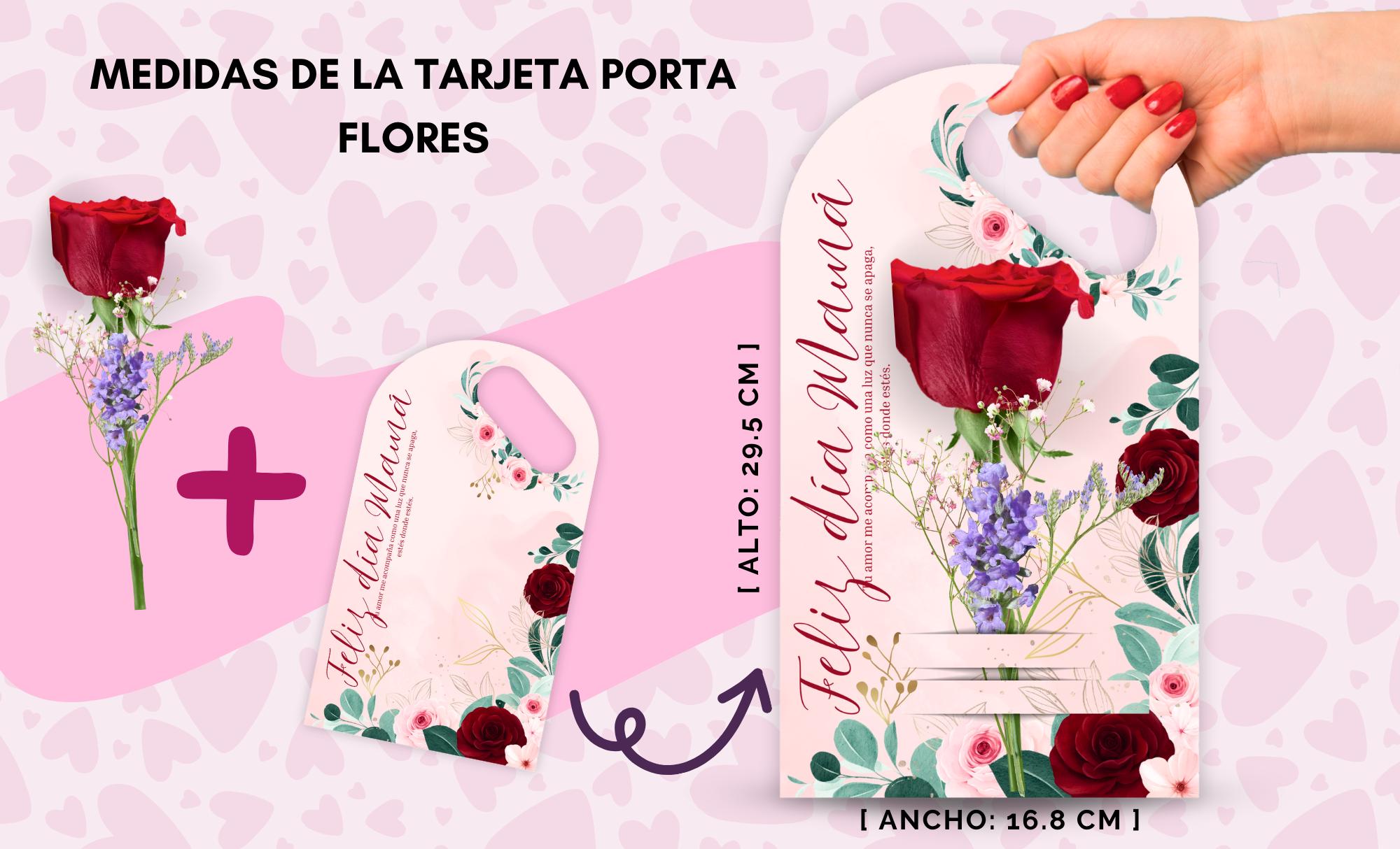 Happy Mother’s Day Flower Holder Card, Flower Packaging, Mother’s Day ...