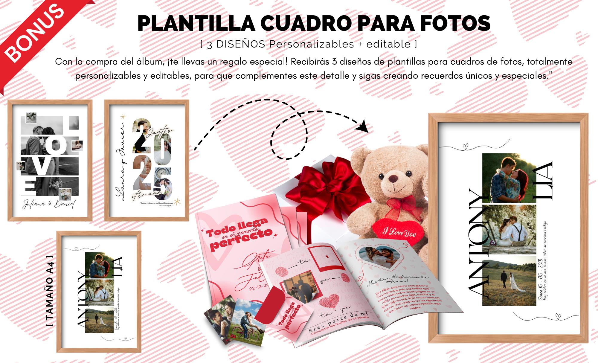 Álbum de Cromos Personalizado, regalo para parejas, álbum de fotos ...