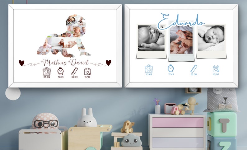 Welcome Baby Photo Frame, Editable Photo Templates, Baby Photo Frame ...