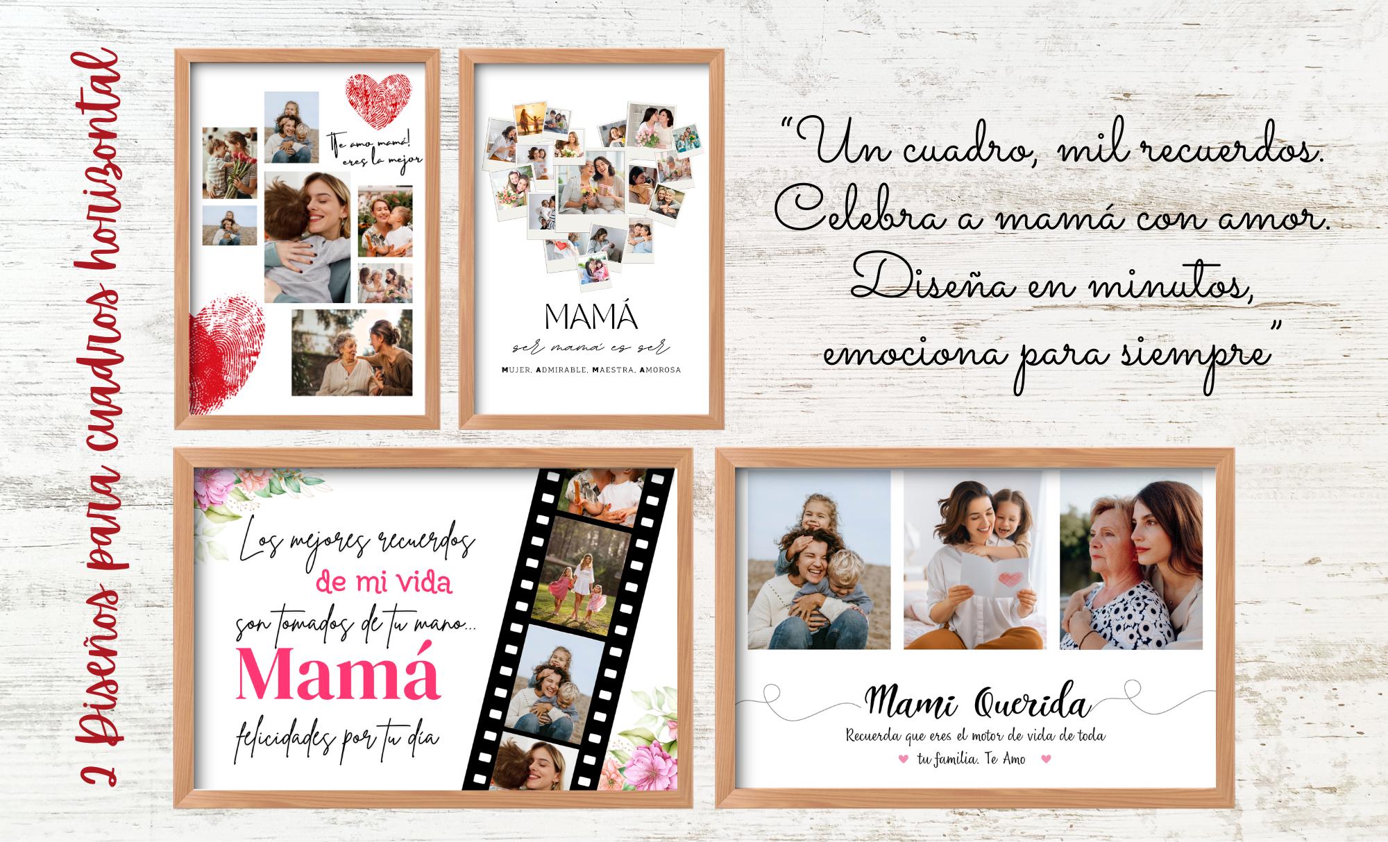 Mom Collage Template, Editable Photo Layout, Happy Mother’s Day, Gift ...