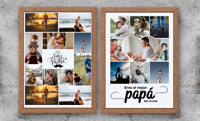 Plantillas editables Feliz día Papá, editable e imprimible, regalo ...