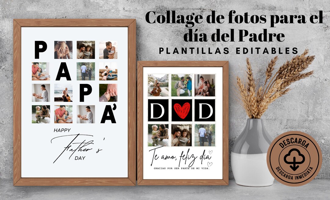 Editable Templates Happy Father's Day, Editable and Printable ...