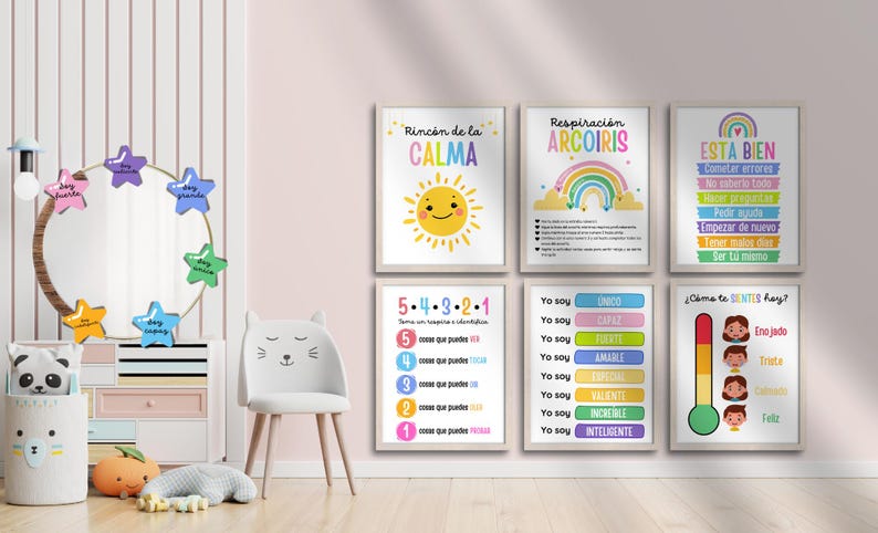 Calm Corner Poster, Soothing Corner Signs, Mental Health, Therapy ...