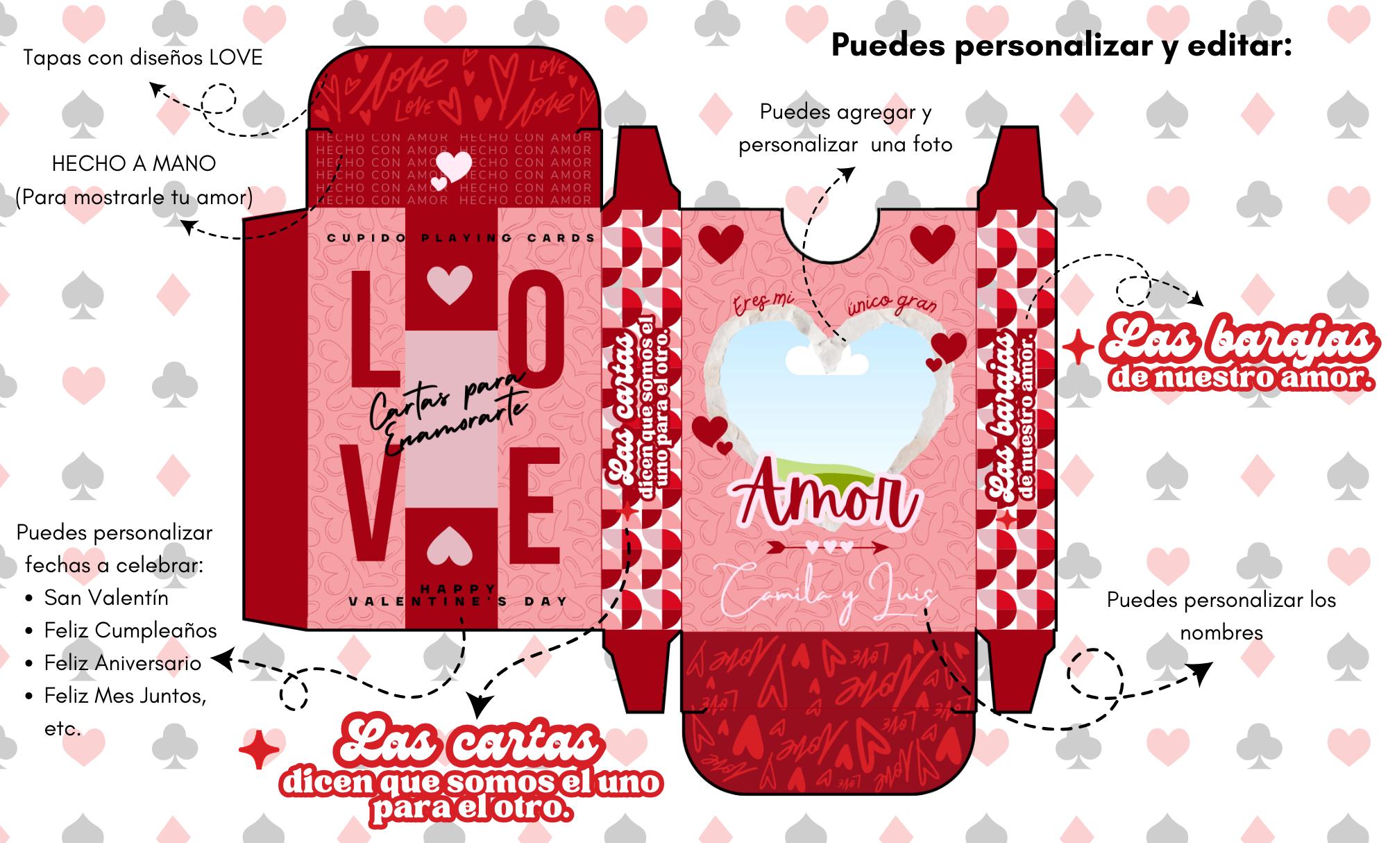 Plantilla de Naipes personalizadas, cartas personalizadas, baraja y ...