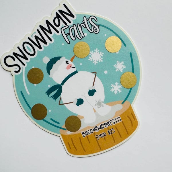 Snowman Farting - Etsy
