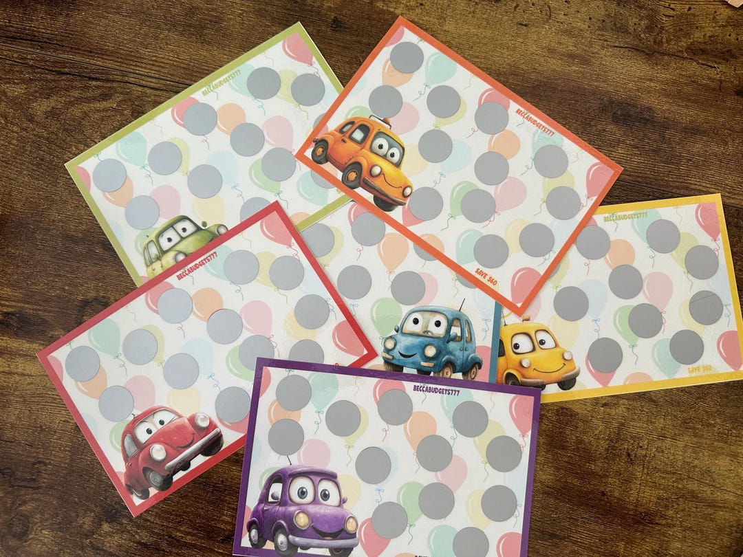 Digital ***CAR CHALLENGE Game Savings Challenge - Etsy