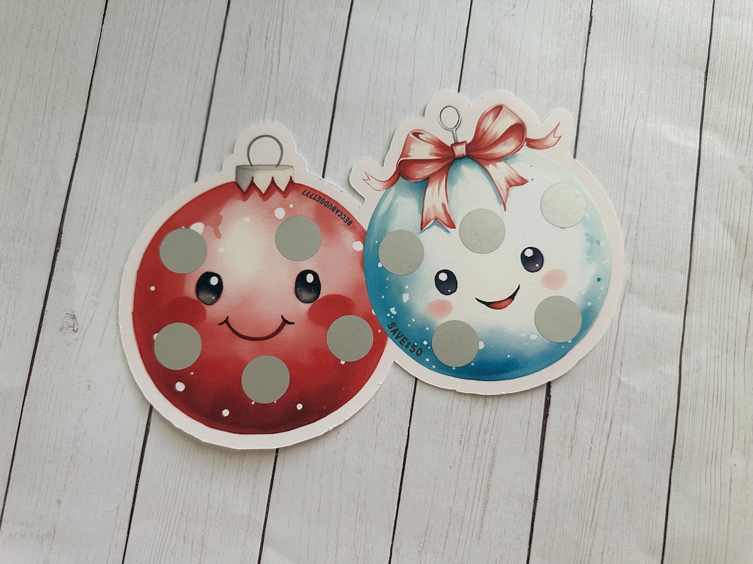ORNAMENTS Mini Scratch Off - Etsy