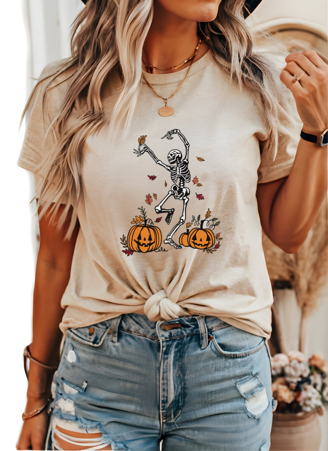 Spooky Fall Dancing Skeleton - Etsy