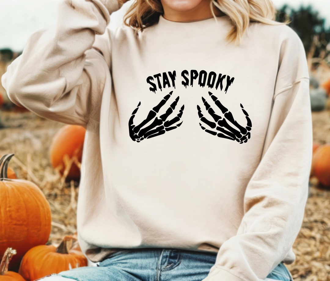 Stay Spooky Skeleton Hands - Etsy