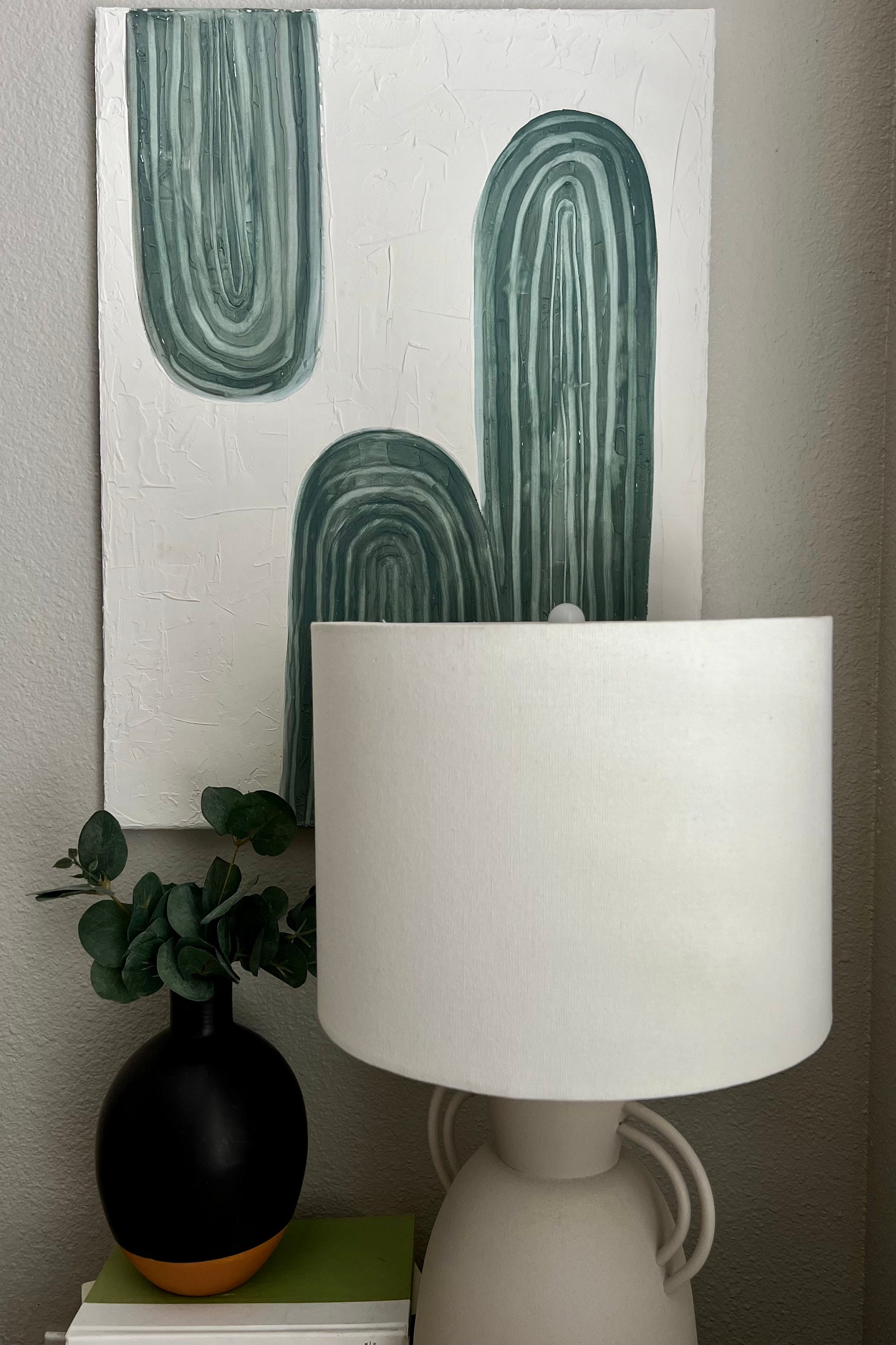 Textured Boho Wall Art, Canvas Plaster Art, Canvas Art, Home Decor ...