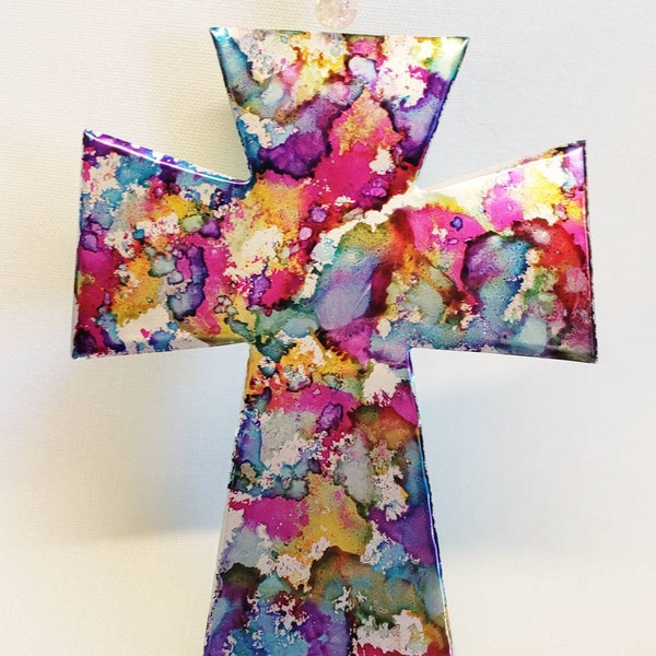 Tin Cross - Etsy