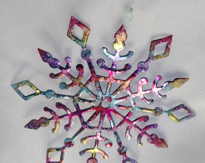 Snowflake Snow Crystal Ornament Recycled Aluminum Cans - Etsy