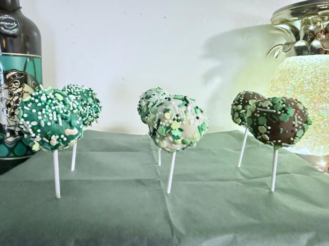 St Patrick's Day Funfetti Cake Pops Variety Cake Patricks - Etsy