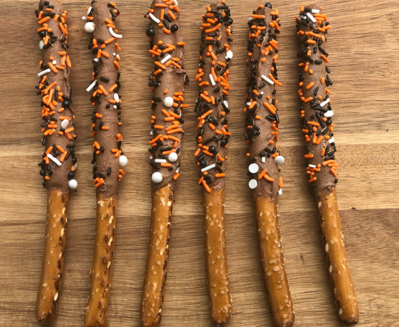 Halloween Themed Chocolate Covered Gourmet Pretzels Spooky Treats ...
