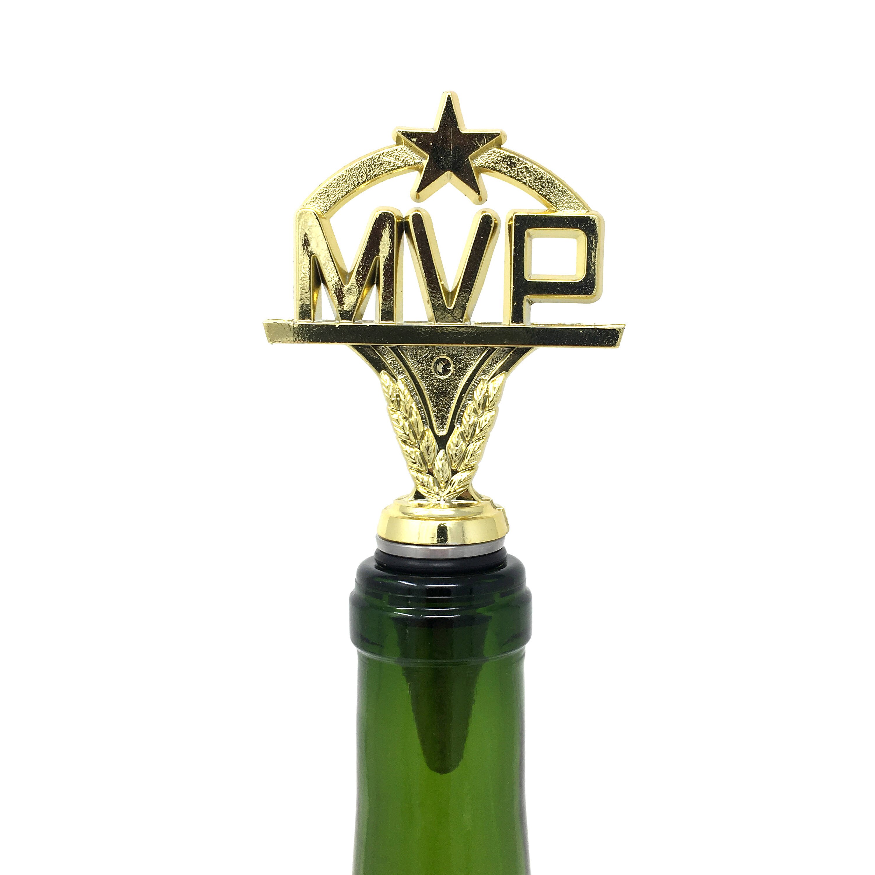 MVP Trophy Wine Bottle Stopper Stainless Steel Base - Etsy