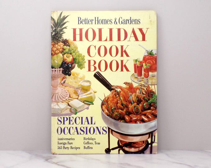 Vintage Cookbook - Better Homes & Gardens Holiday Cook Book (1970) - Etsy