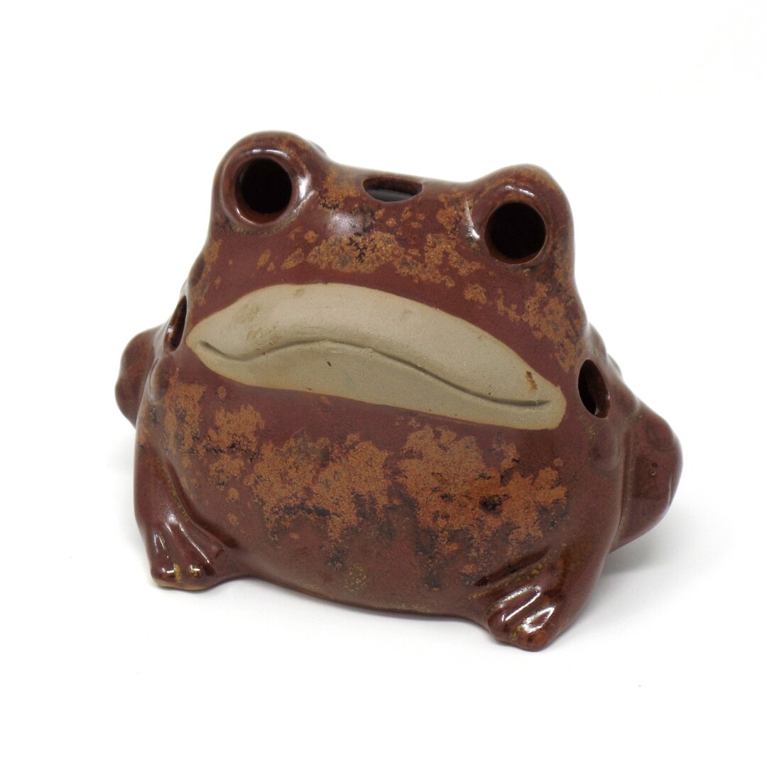 Vintage Japanese Enesco Ceramic Toad With Holes - Etsy