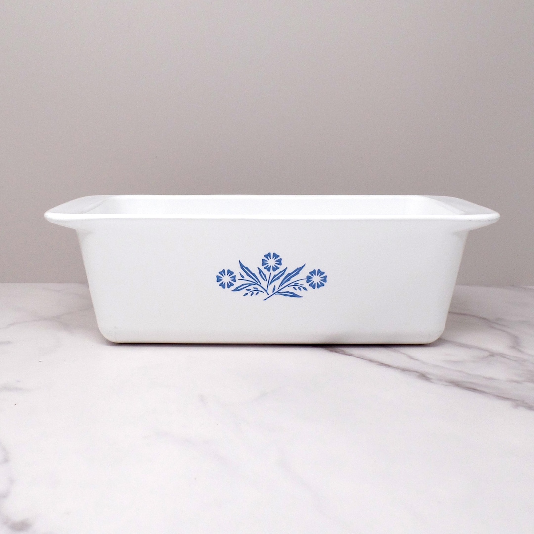 Vintage Corningware Loaf Pan (P-315) - 2 Qt. / 9x5x3, Blue Cornflower ...